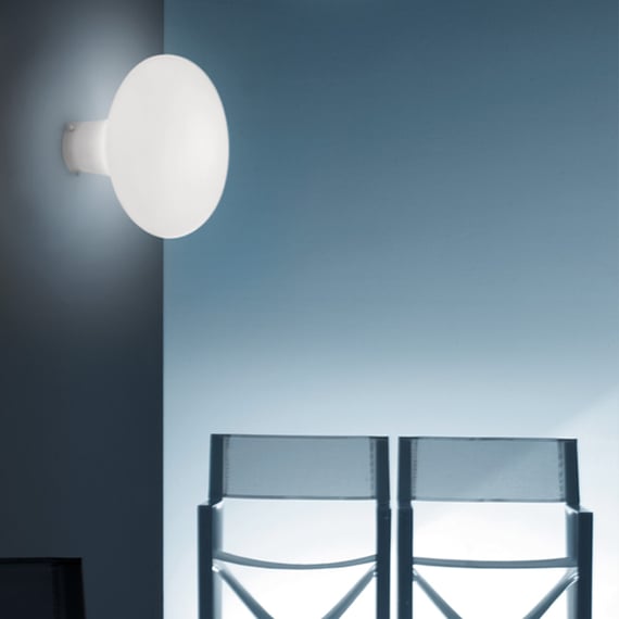 martinelli luce Pin Wandleuchte, E27 weiß - 2880/30 | REUTER