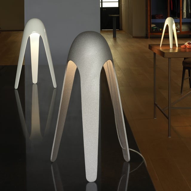 martinelli luce Cyborg LED table lamp aluminium - 825/AL | REUTER