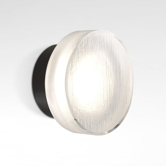 Marset Roc Applique murale, LED intensité lumineuse variable, opaline ...