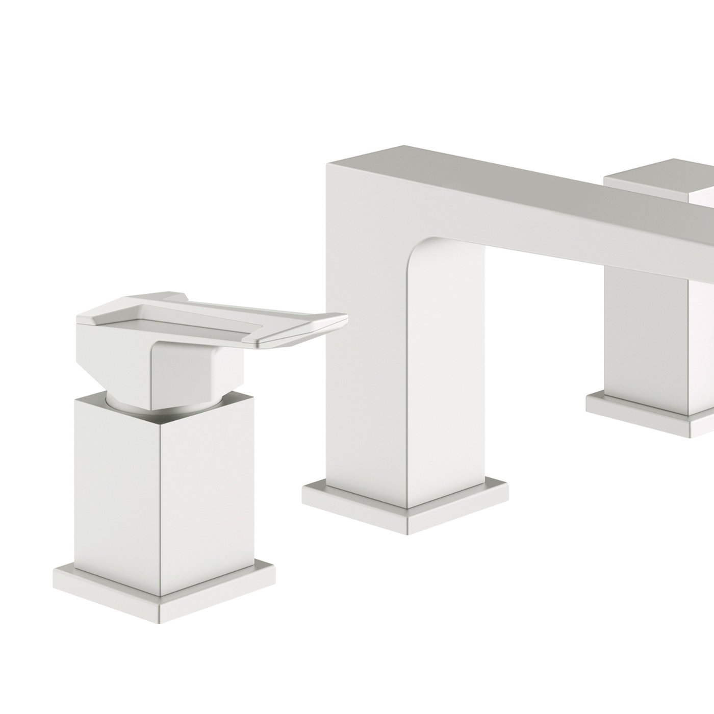 Lamborghini Hyper four-hole, deck-mounted bath fitting arctic white ...