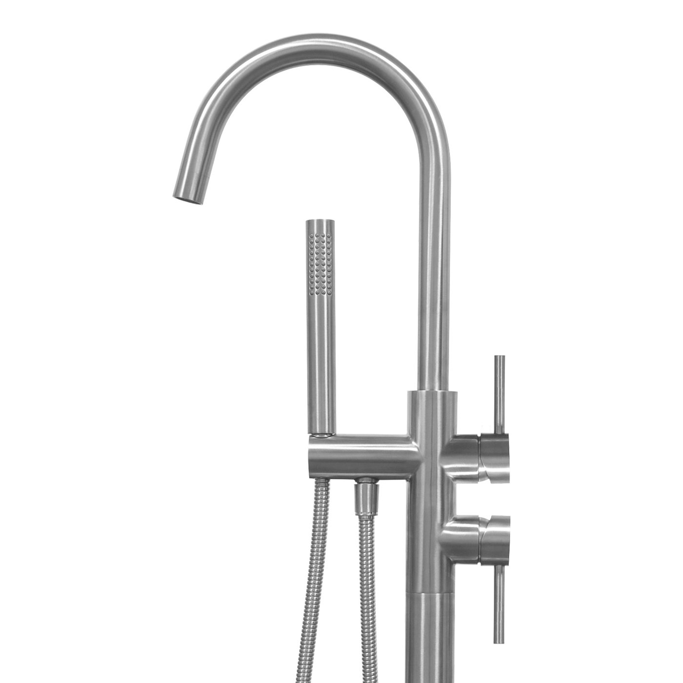 Mariner Logica Inox stainless steel, freestanding bath fitting ...