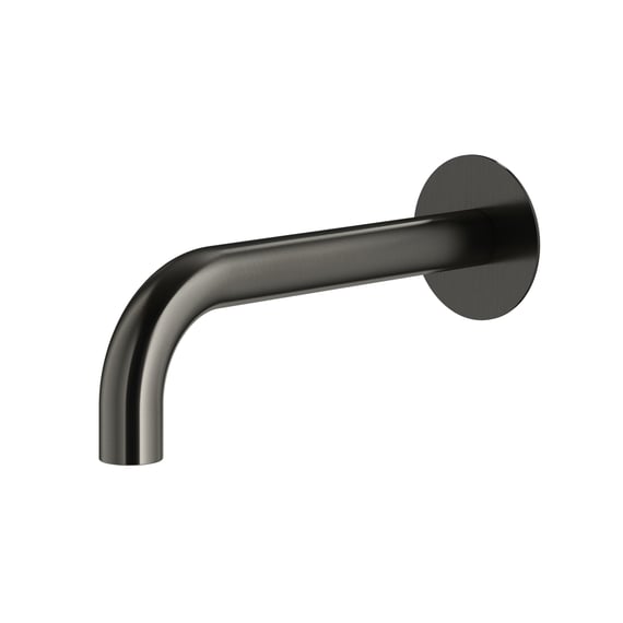 Mariner spout for wall-mounted basin mixer projection: 250 mm, brushed ...