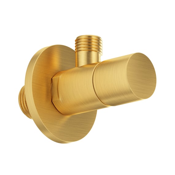 Mariner Universal angle valve, 1/2" x 3/8" brushed gold - RUA0020-OB ...