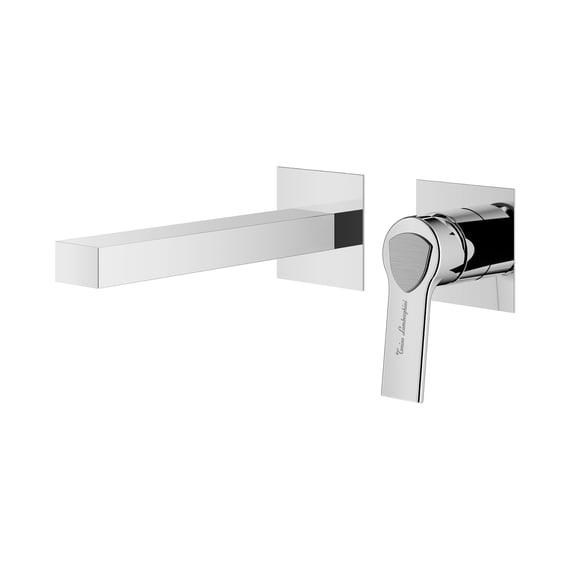 Lamborghini Vortex wall-mounted basin fitting, includes concealed ...