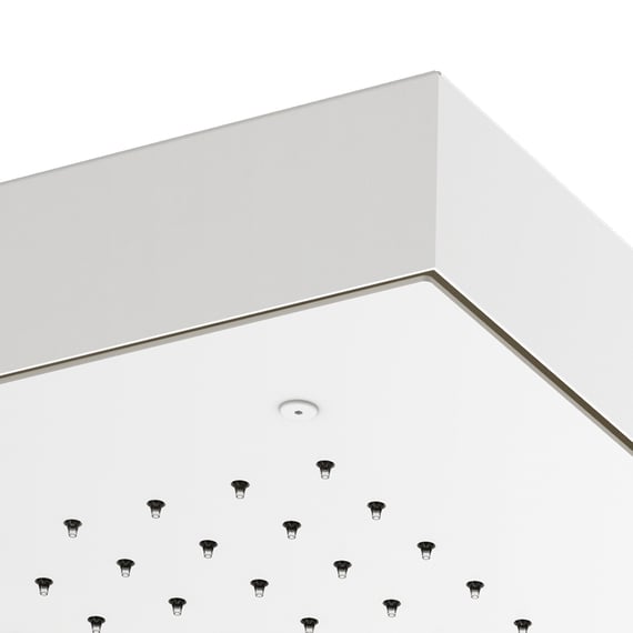Mariner ceiling-mounted, stainless steel rain panel W: 370 D: 370 mm ...