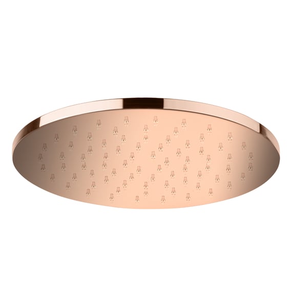 Mariner stainless steel overhead shower, round Ø 305 mm rose gold ...