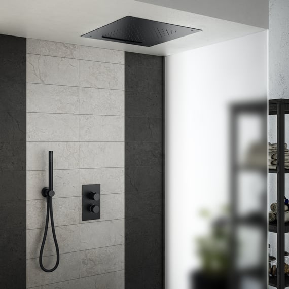 Mariner Colonne de douche avec mitigeur thermostatique, corps encastré ...