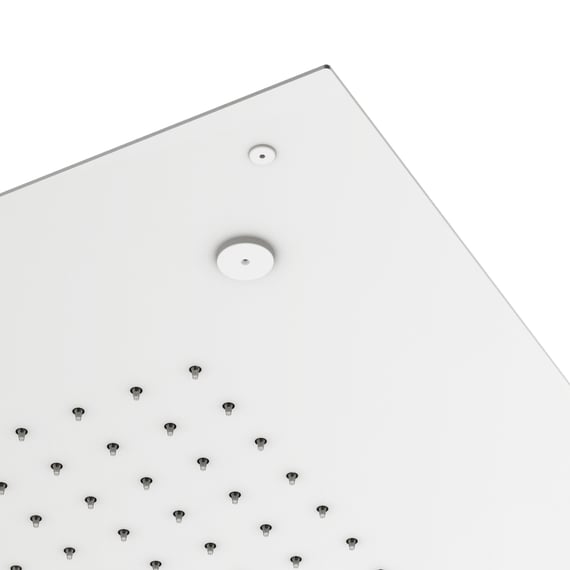 Mariner stainless steel rain panel, recessed installation, with 2 ...