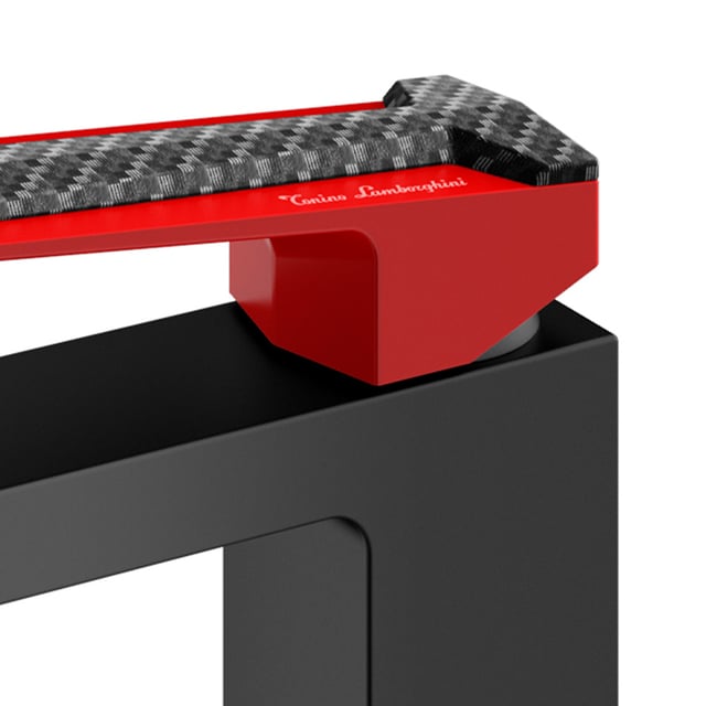 Lamborghini Hyper basin fitting with tall pillar matt black, handle ...