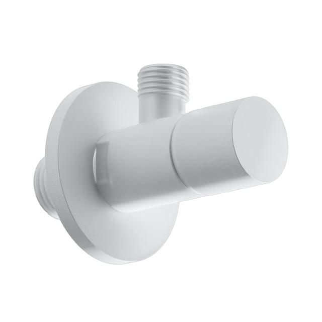 Mariner Universal angle valve, 1/2" x 3/8" matt white - RUA0020-BO | REUTER