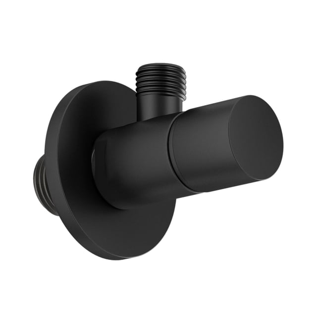 Mariner Universal angle valve, 1/2” x 3/8” matt black - RUA0020-NO | REUTER