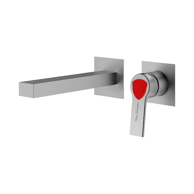 Lamborghini Vortex wall-mounted basin fitting, includes concealed ...