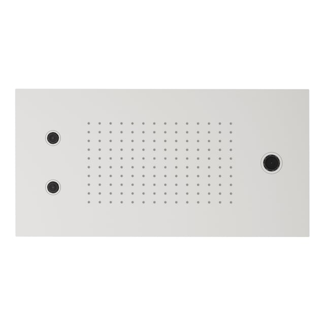 Mariner stainless steel rain panel, recessed installation, with 3 ...