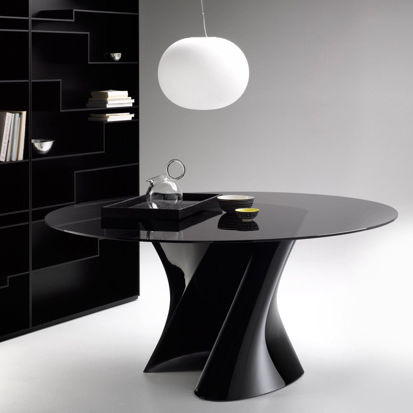 MDF Italia S TABLE dining table with glass top - F042301P041D504S025 ...
