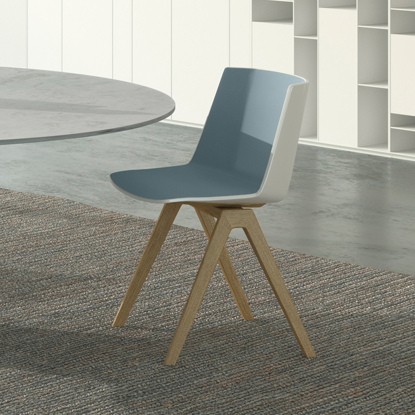 MDF Italia AÏKU Chaise, bois massif - F058106F062S042 | REUTER