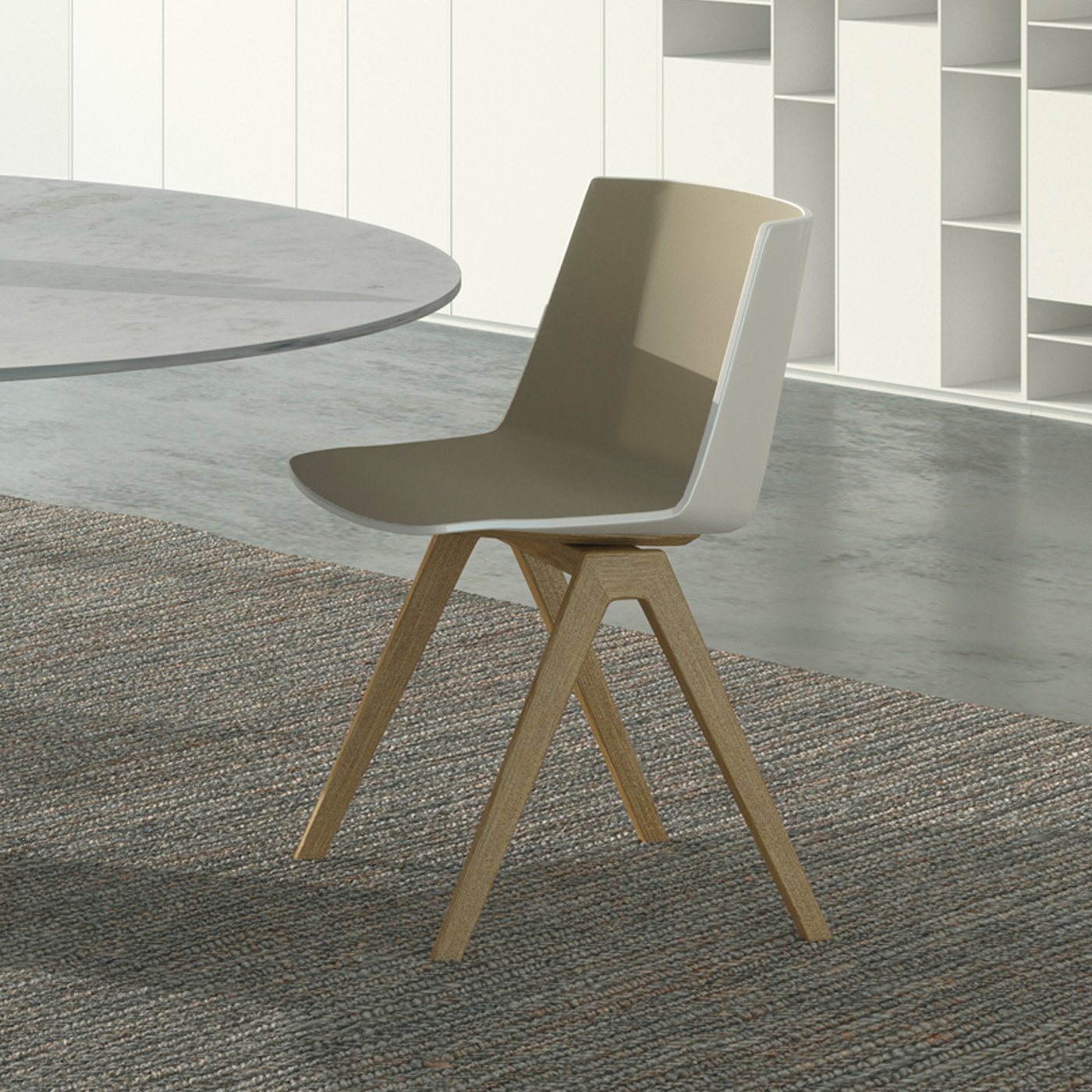 MDF Italia AÏKU Stuhl, Massivholz - F058106F065S042 | REUTER