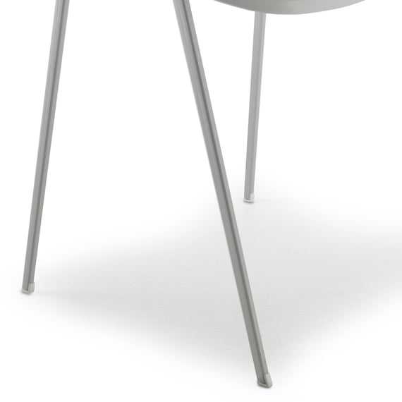 MDF Italia AÏKU SOFT chair with wedge-shaped legs - F058115C006R429S011 ...