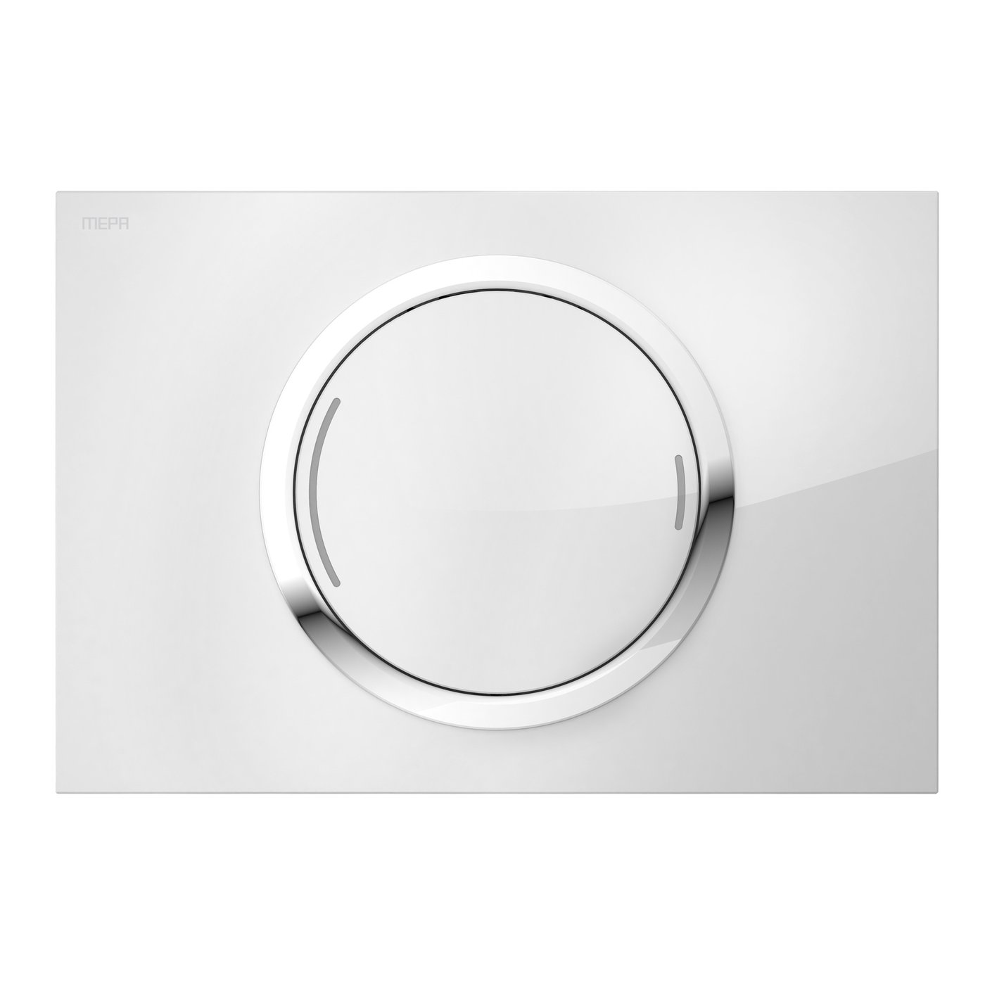 MEPA Zero flush plate white/chrome - 421857 | REUTER