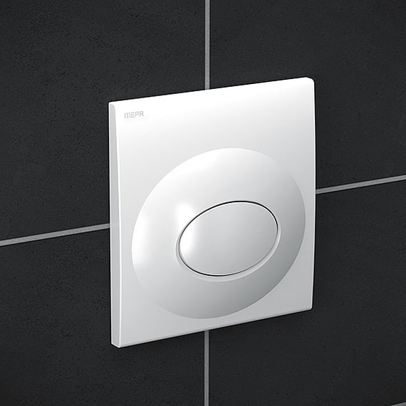 MEPA Drop flush plate white - 421120 | REUTER