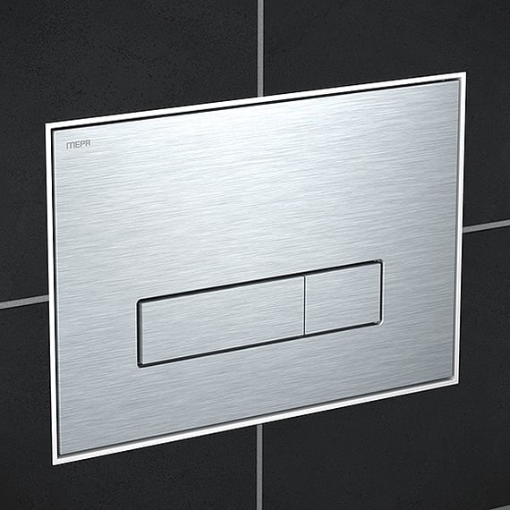 MEPA Orbit flush plate brushed stainless steel - 421828 | REUTER