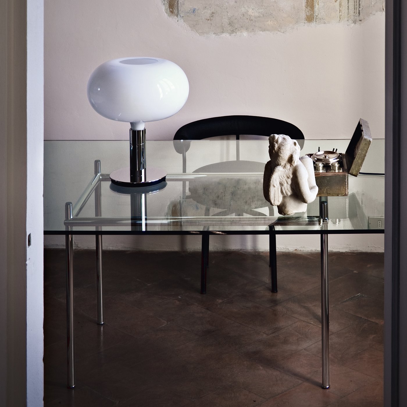 NEMO AM1N table lamp, E27 dimmable, opaline - ALB EHW 14 | REUTER