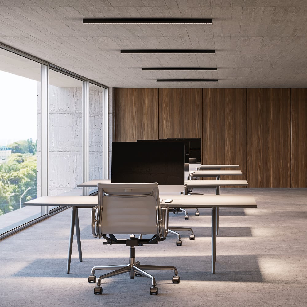 Ilti Luce ZIRKOL LINEAR UGR CEILING LED Deckenleuchte weiß ...
