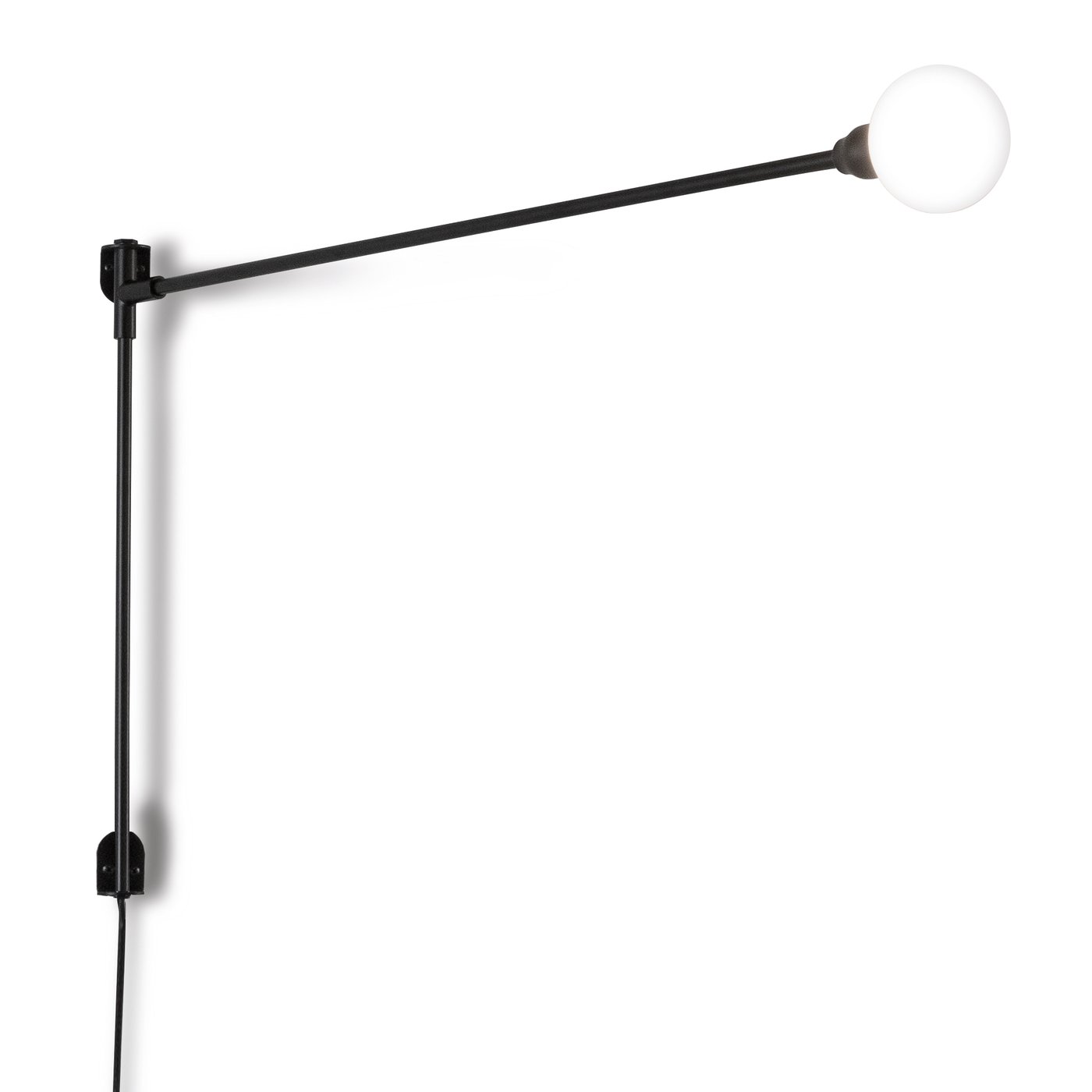 NEMO Mini Potence Pivotante Applique murale, G9 blanc opalin - POM HNW ...