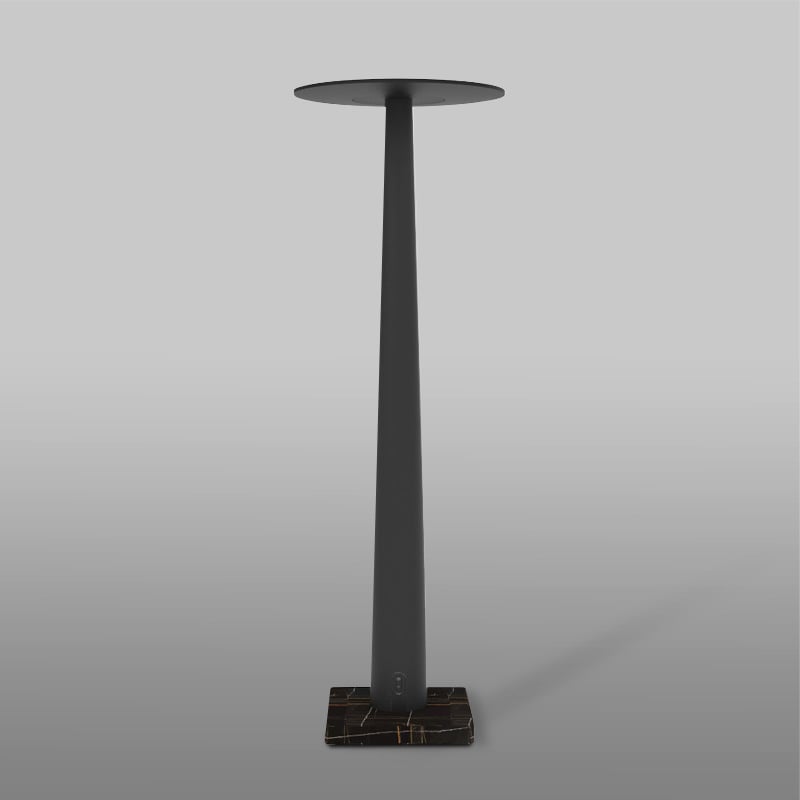 NEMO Portofino rechargeable table lamp, LED with marble base black ...