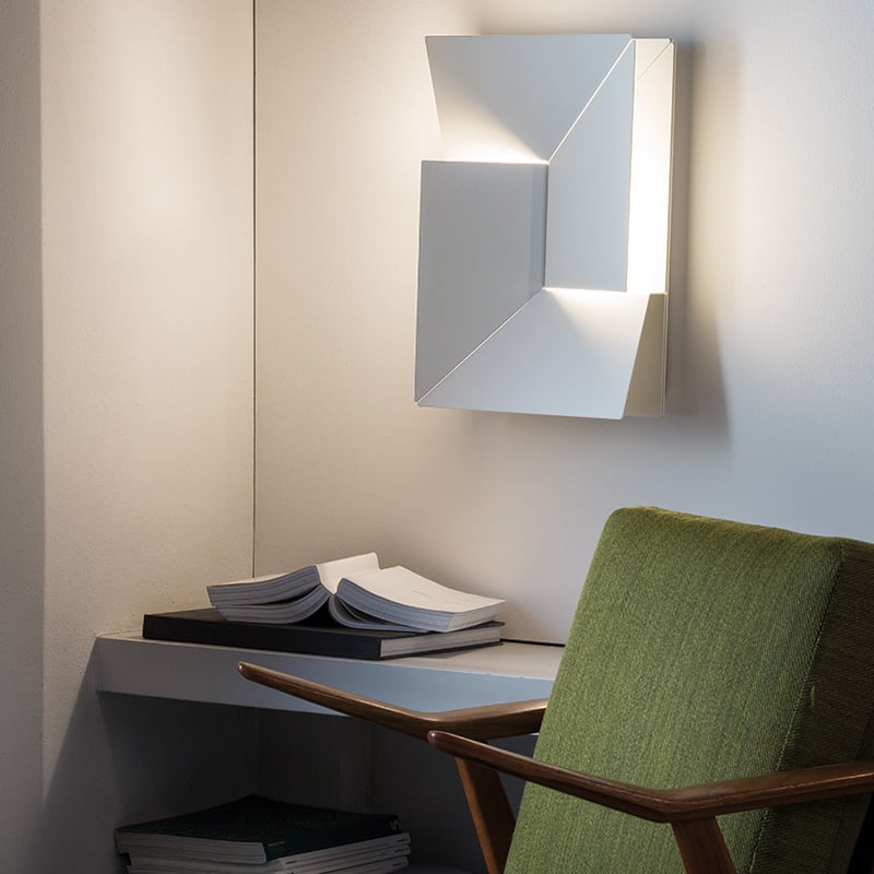 NEMO Wall Shadows Moyen wall light, LED dimmable, white - WSH LWW 33 ...