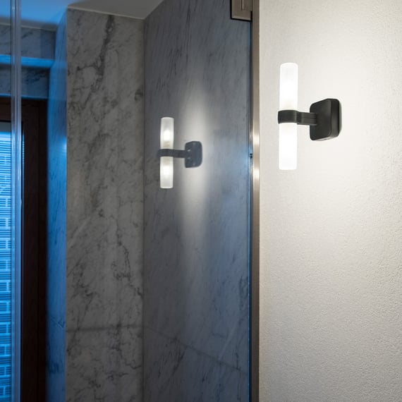 NEMO CROWN APPLIQUE wall light, G9 dimmable, matt black - CRO HNW 33 ...