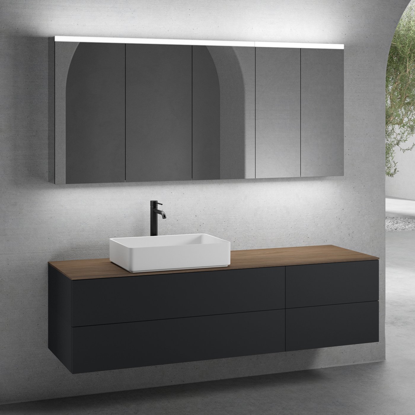 Waschtisch Mit Unterschrank 180 Cm