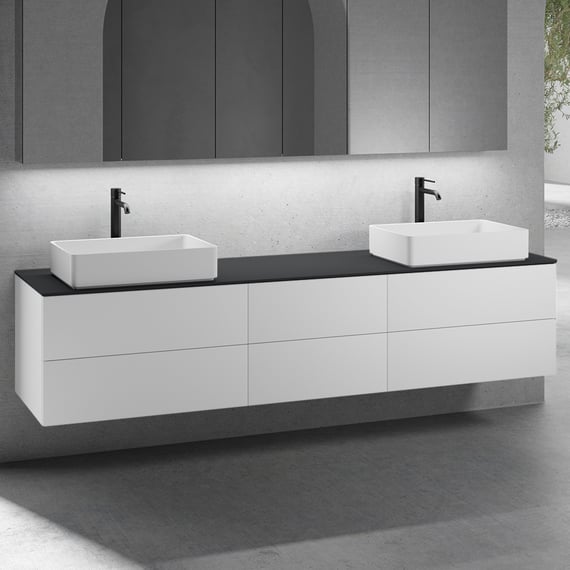 neoro n50 furniture set W: 220 cm with 6 pull-out compartments, 2 ...