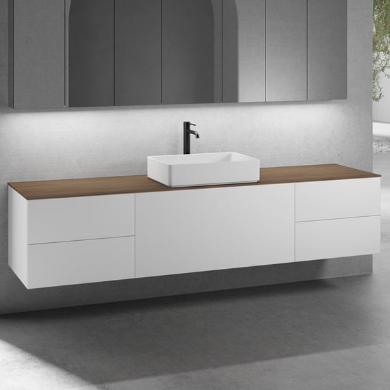 neoro n50 furniture set W: 220 cm with 5 pull-out compartments ...