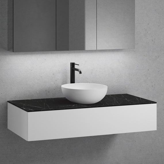 neoro n50 vanity unit W: 120 cm with 1 pull-out compartment, washbasin ...