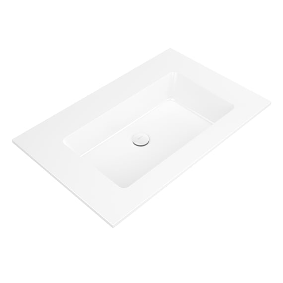 neoro n50 vanity unit W: 80 cm with 1 pull-out compartment, washbasin ...