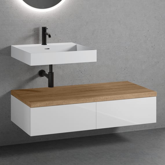 neoro n50 furniture unit W: 120 cm with 2 pull-out compartments ...