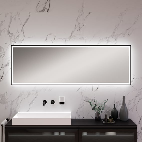 neoro n80 fumo vanity unit W: 180 cm with 2 pull-out compartments, with ...