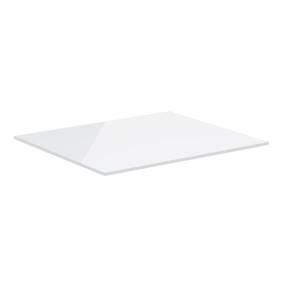 neoro n50 slim countertop W: 60 cm with washbasin Ø 45 cm, matt white ...