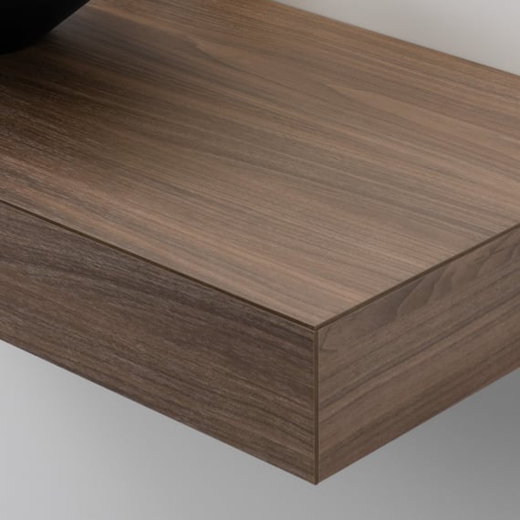 neoro n50 & rivea countertop W: 100 H: 12 cm made of wood material (HPL ...