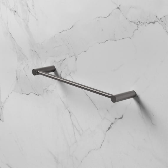 neoro stainless steel towel rail, brushed graphite, W: 300 mm ...
