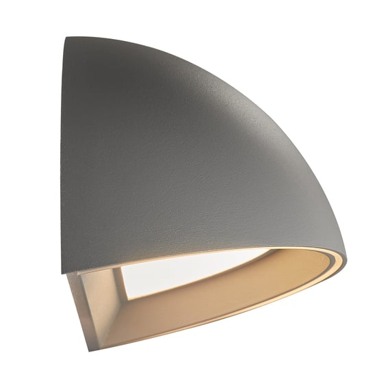 nordlux Arcus wall light, LED dimmable, grey - 2019001010 | REUTER