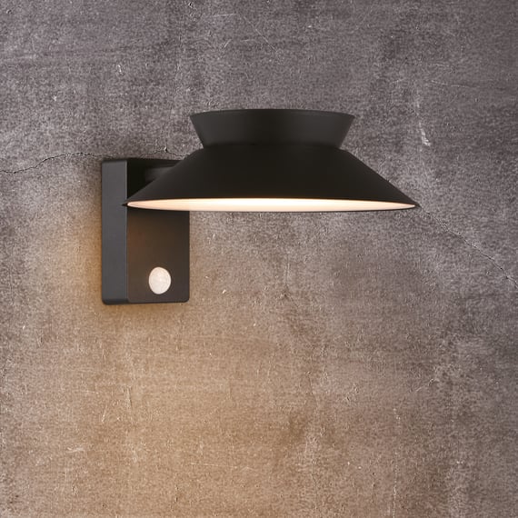 nordlux Justina Solar Wandleuchte, LED schwarz - 2418071003 | REUTER