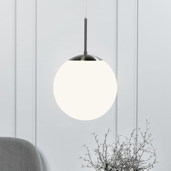 nordlux Cafe pendant light, E27 dimmable, opaline - 39583001 | REUTER