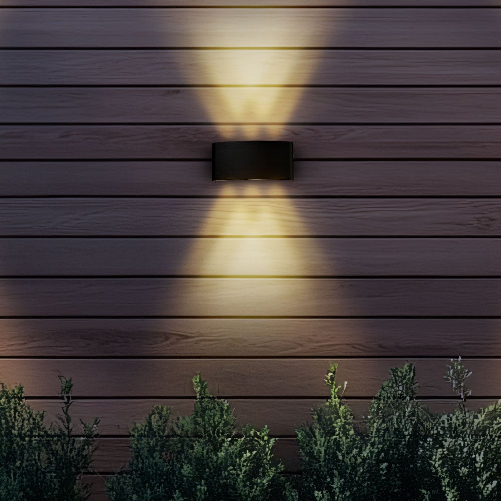 Onooro TRITON wall light, LED matt black - BOB00405AN5D | REUTER