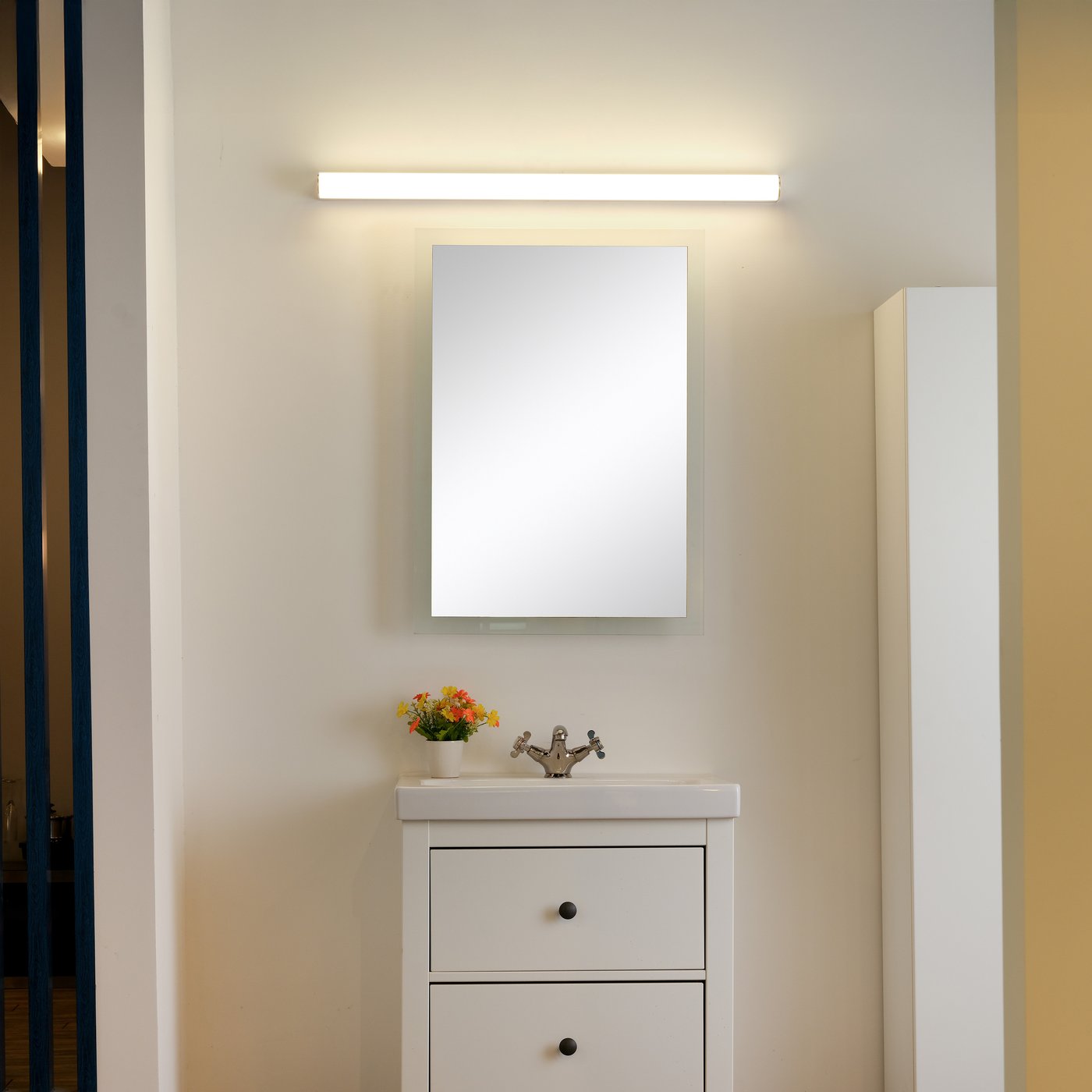 Onooro LUCIA wall light Linear, LED chrome - BON00709CR5B | REUTER