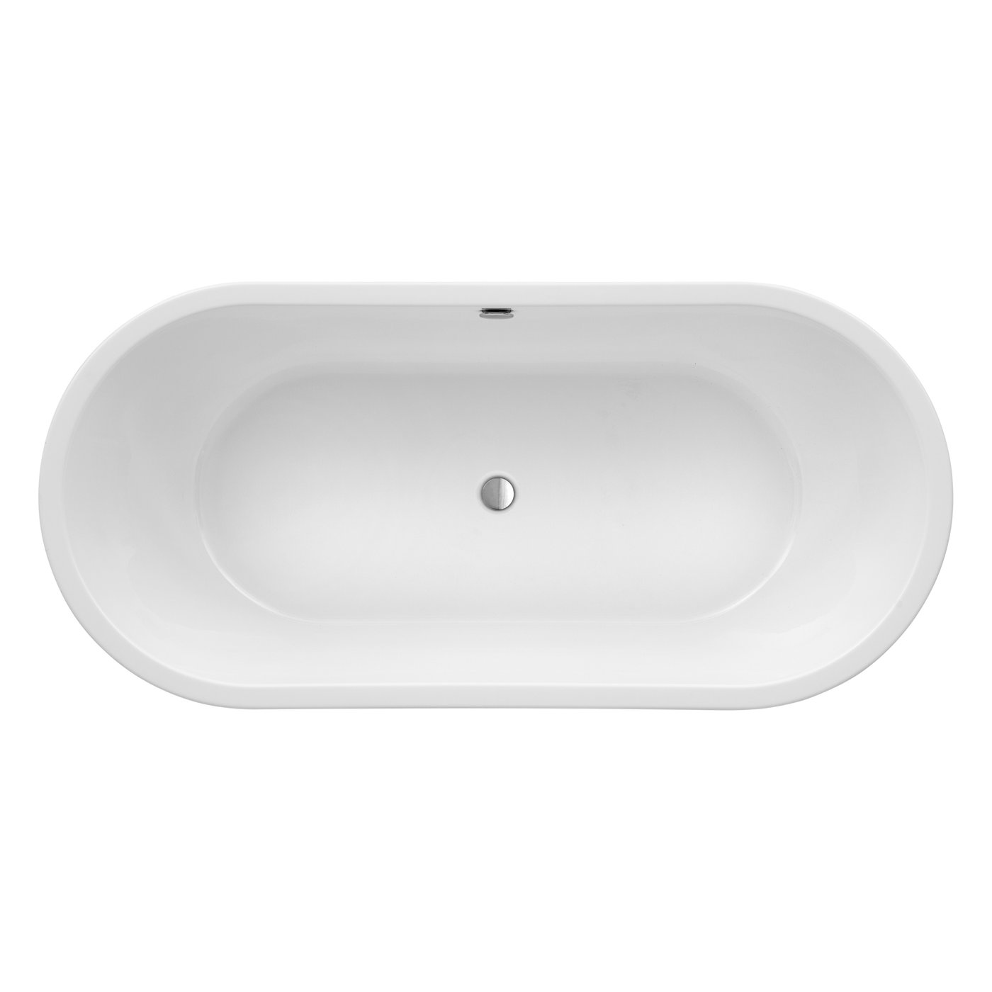Ottofond Carney freestanding bath, oval white - 703301 | REUTER