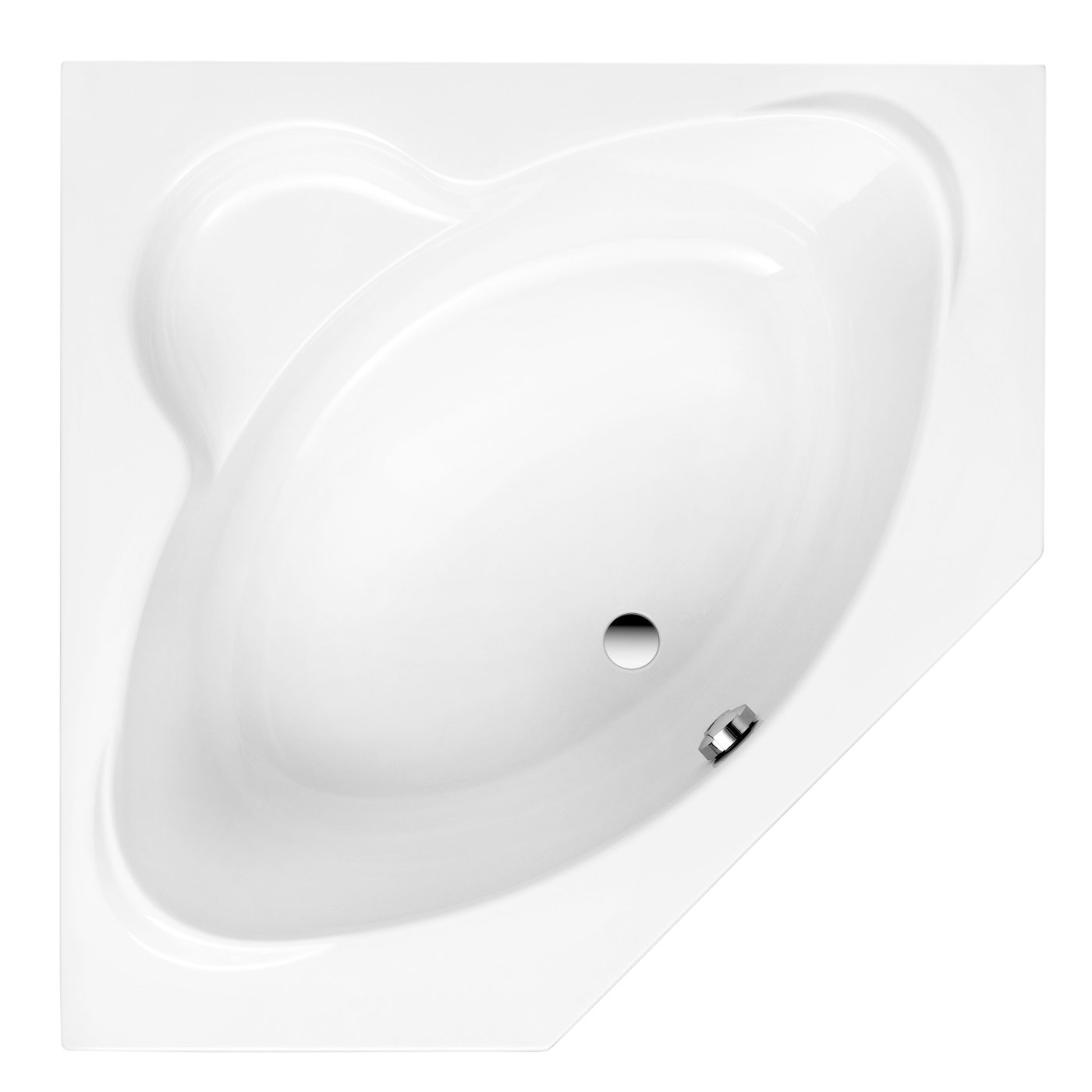 Ottofond Miami corner bath white - 910001 | REUTER