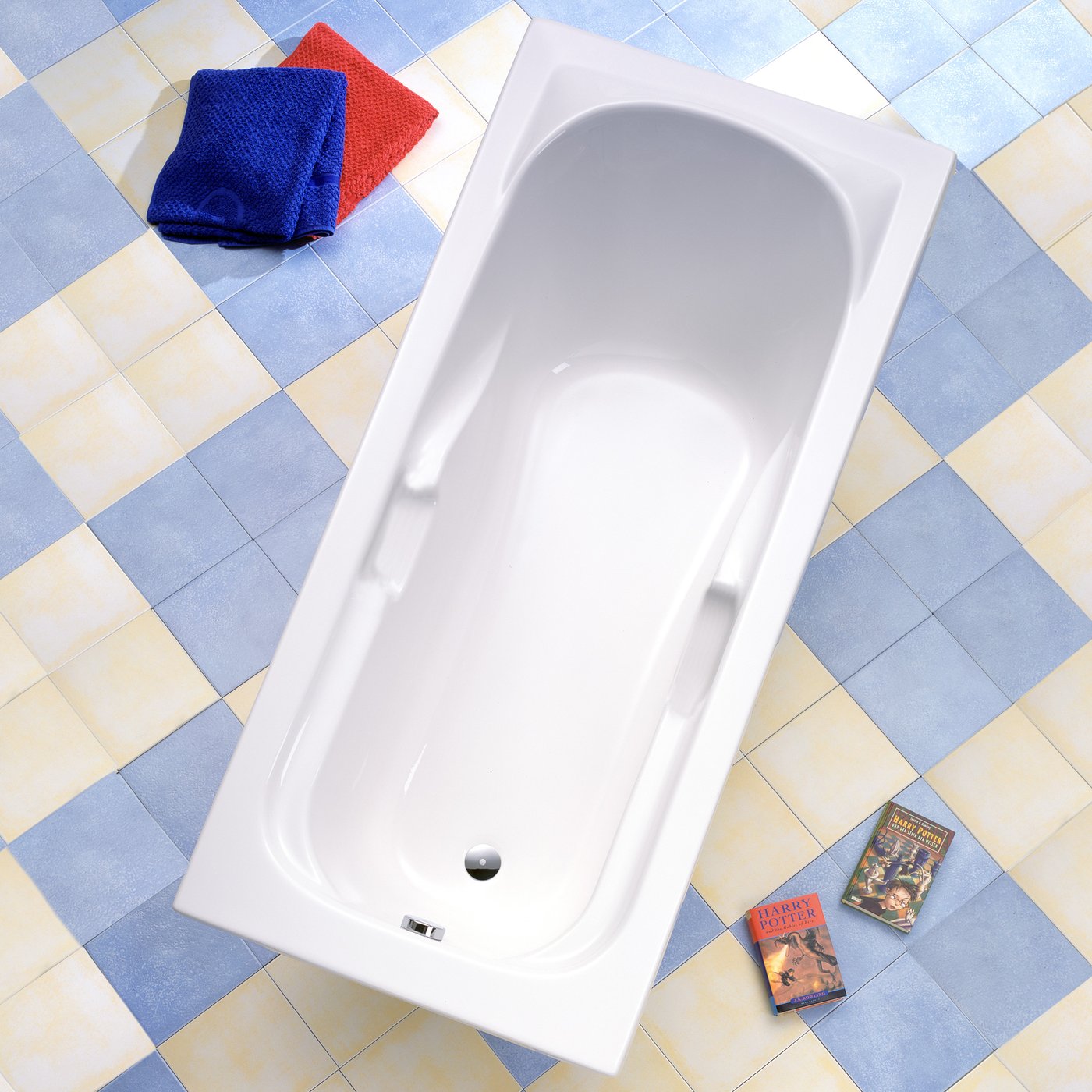 Ottofond Korfu rectangular bath, built-in white - 931001 | REUTER