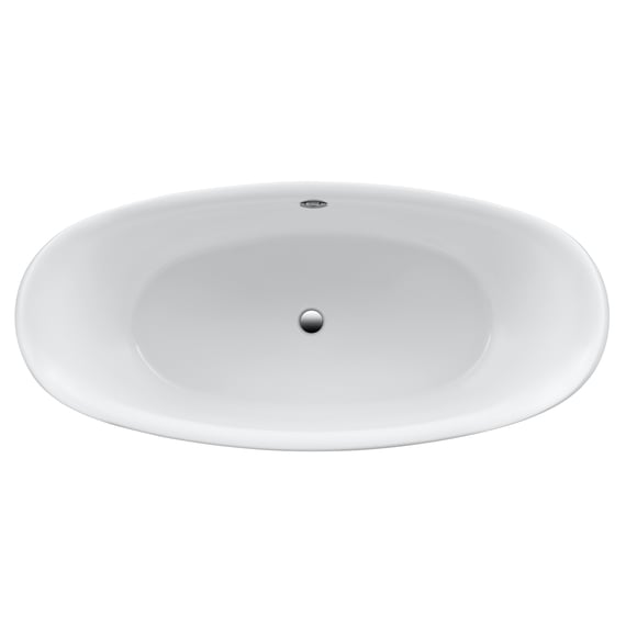 Ottofond Ventura freestanding bath, oval white - 863801 | REUTER