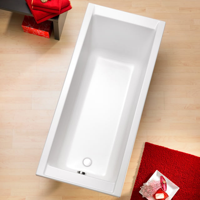 Ottofond Costa rectangular bath, built-in white - 704501 | REUTER